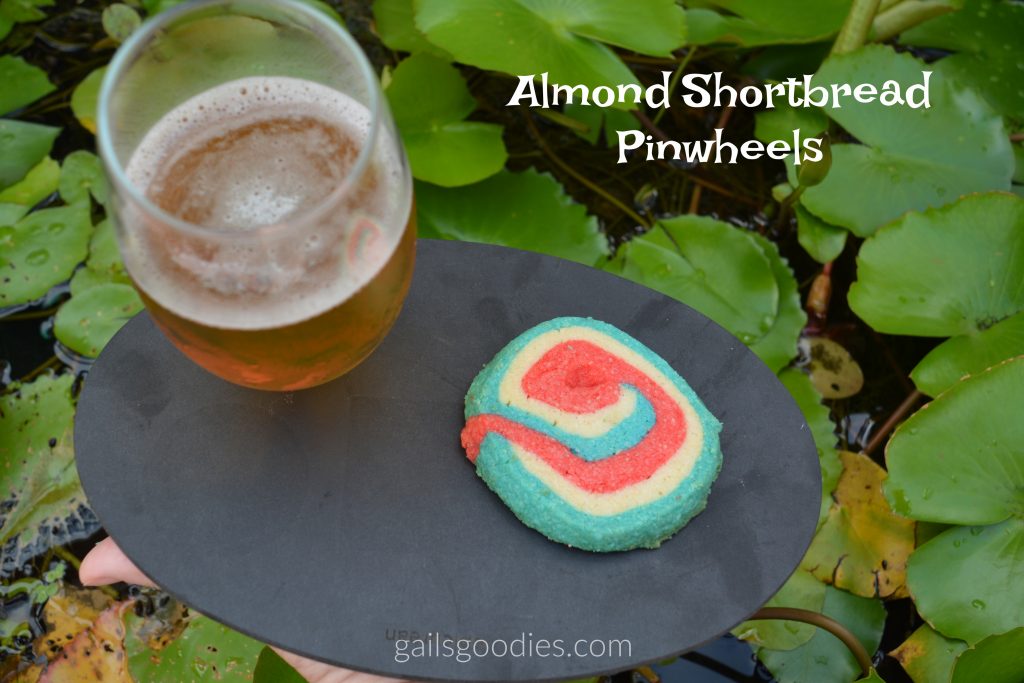 Almond Shortbread Pinwheels - Gail's Goodies