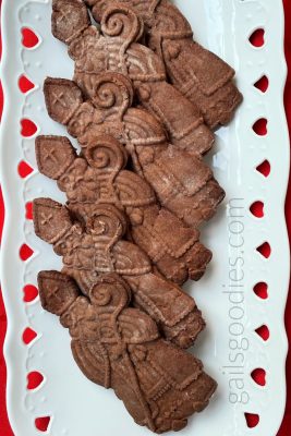 Chocolate Springerle Cookies - Gail's Goodies