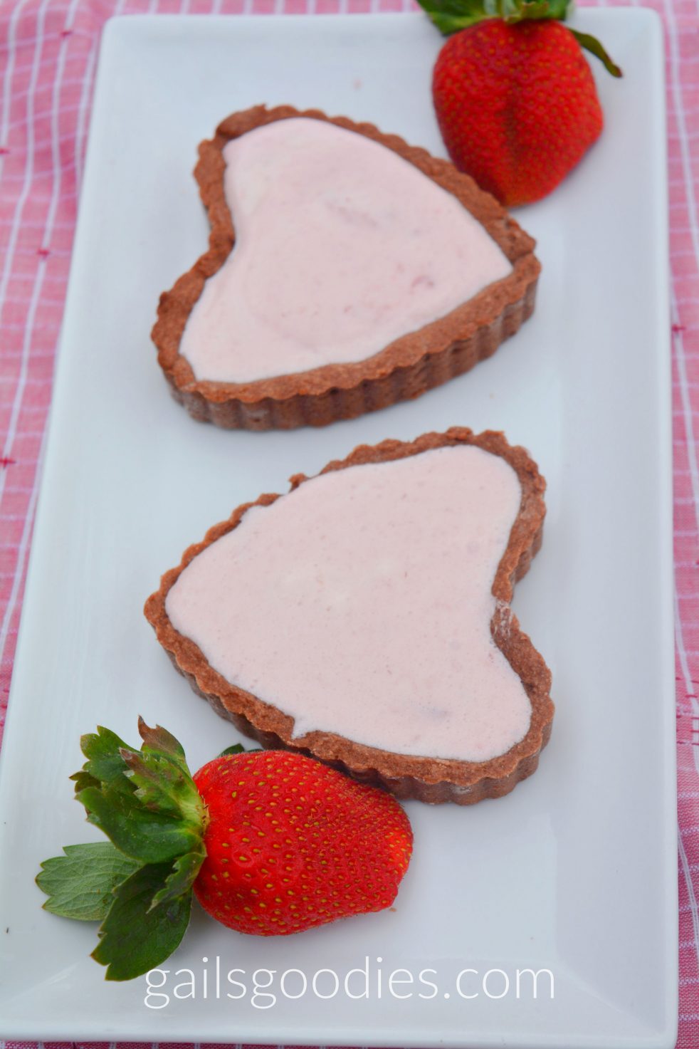 Strawberry Marshmallow Mousse Tarts - Gail's Goodies