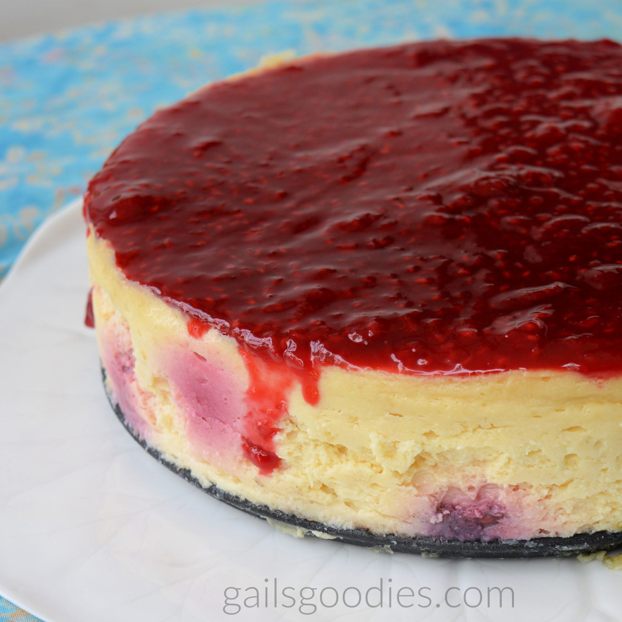 Blackberry Mead Peach Cheesecake - Gail's Goodies