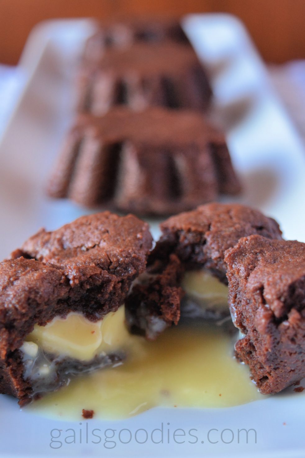 Basque Chocolate Cakes - Gail's Goodies