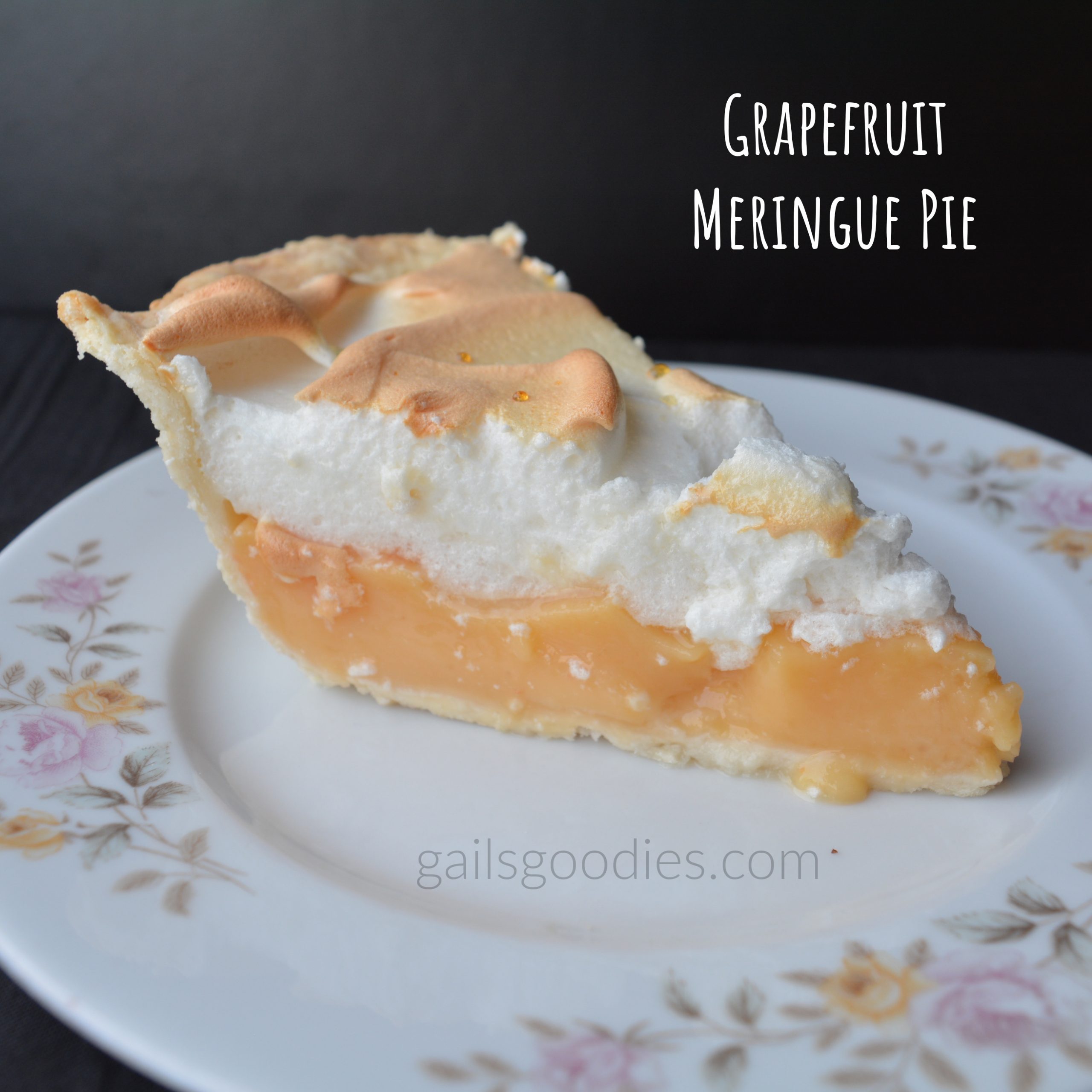 Grapefruit Meringue Pie - Gail's Goodies