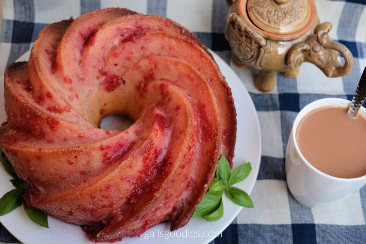 Limoncello Raspberry Bundt Cake - Gail's Goodies