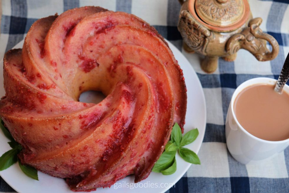 Limoncello Raspberry Bundt Cake - Gail's Goodies