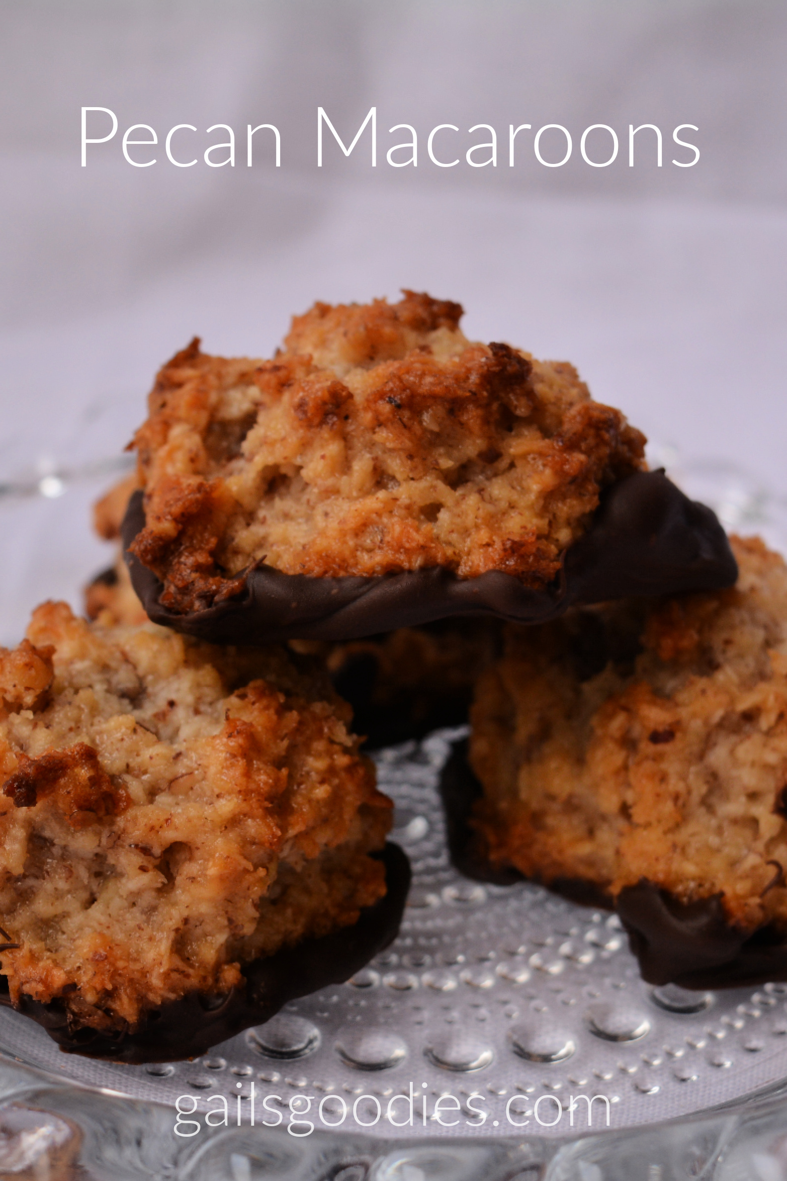 Pecan Macaroons - Gail's Goodies