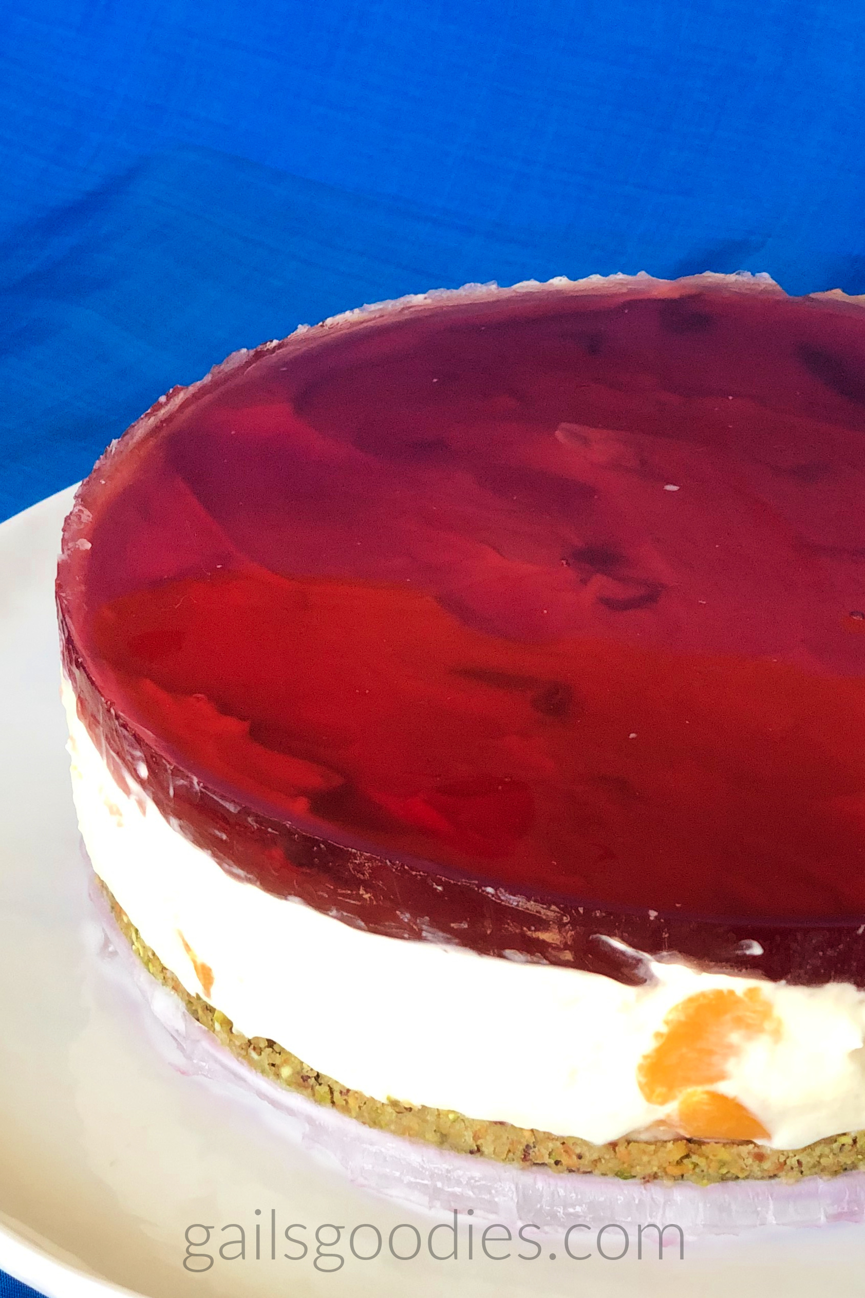 Blackberry Mead Peach Cheesecake - Gail's Goodies